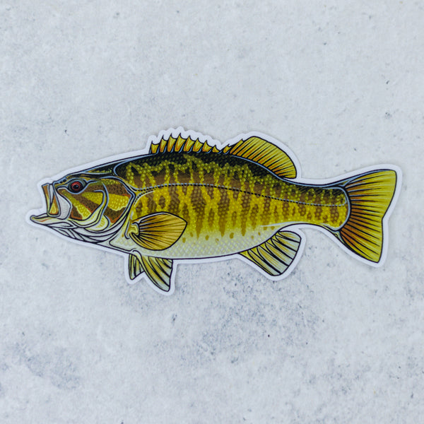 Smallmouth Bass Sticker – Space Coast Flies