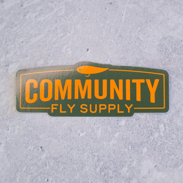 Community Fly Supply Sticker - Green – Space Coast Flies