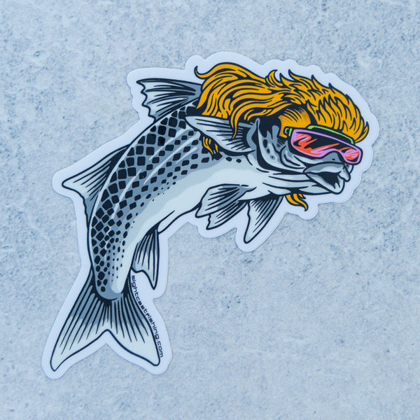 Mullet Party Sticker – Space Coast Flies