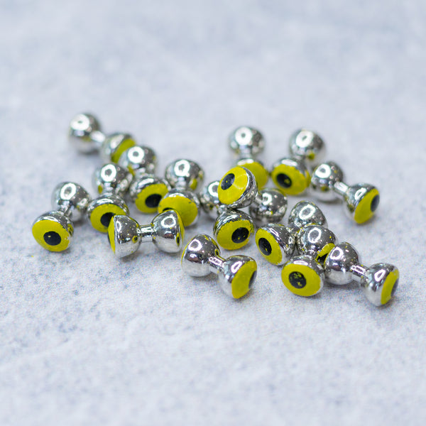 Double Pupil Brass Dumbbell Eyes – Space Coast Flies